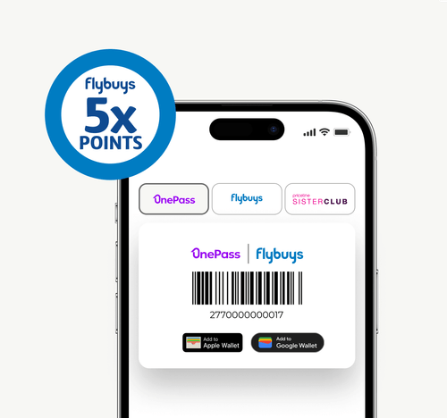 Collect 5x Flybuys Points In-Store | OnePass
